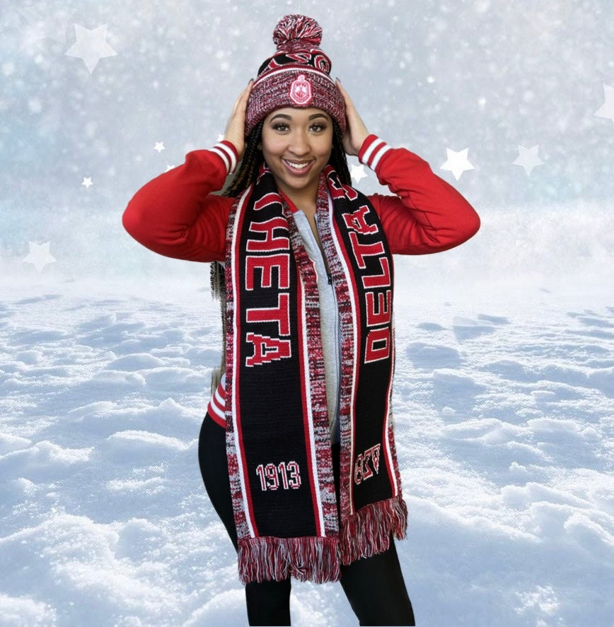 Delta Black Scarf And Hat Set – The King McNeal Collection