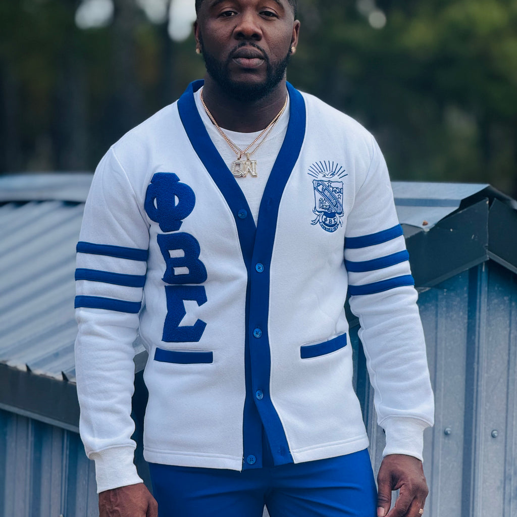 Sigma White Fleece Cardigan – The King McNeal Collection