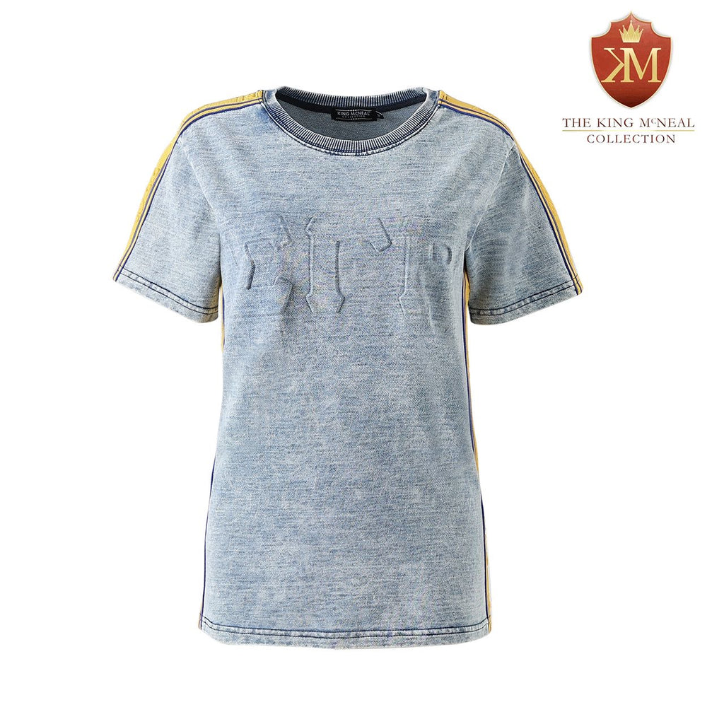 SGRho Premium Denim Embossed Shirt – The King McNeal Collection