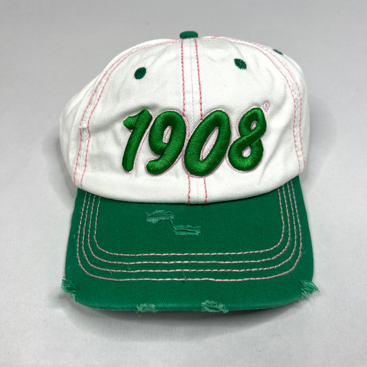 1908 White & Green Hat – The King McNeal Collection