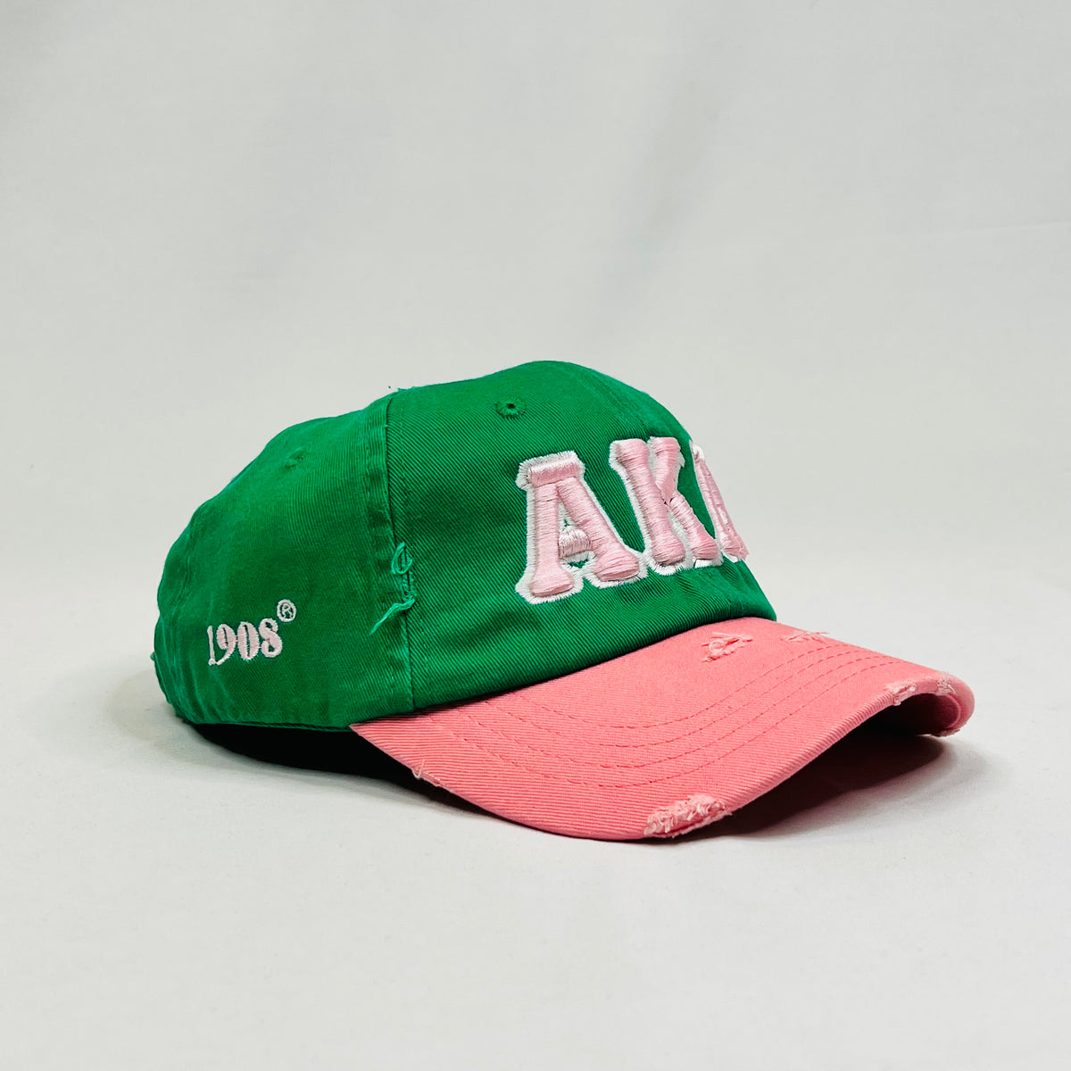 “AKA” Pink & Green Hat – The King McNeal Collection