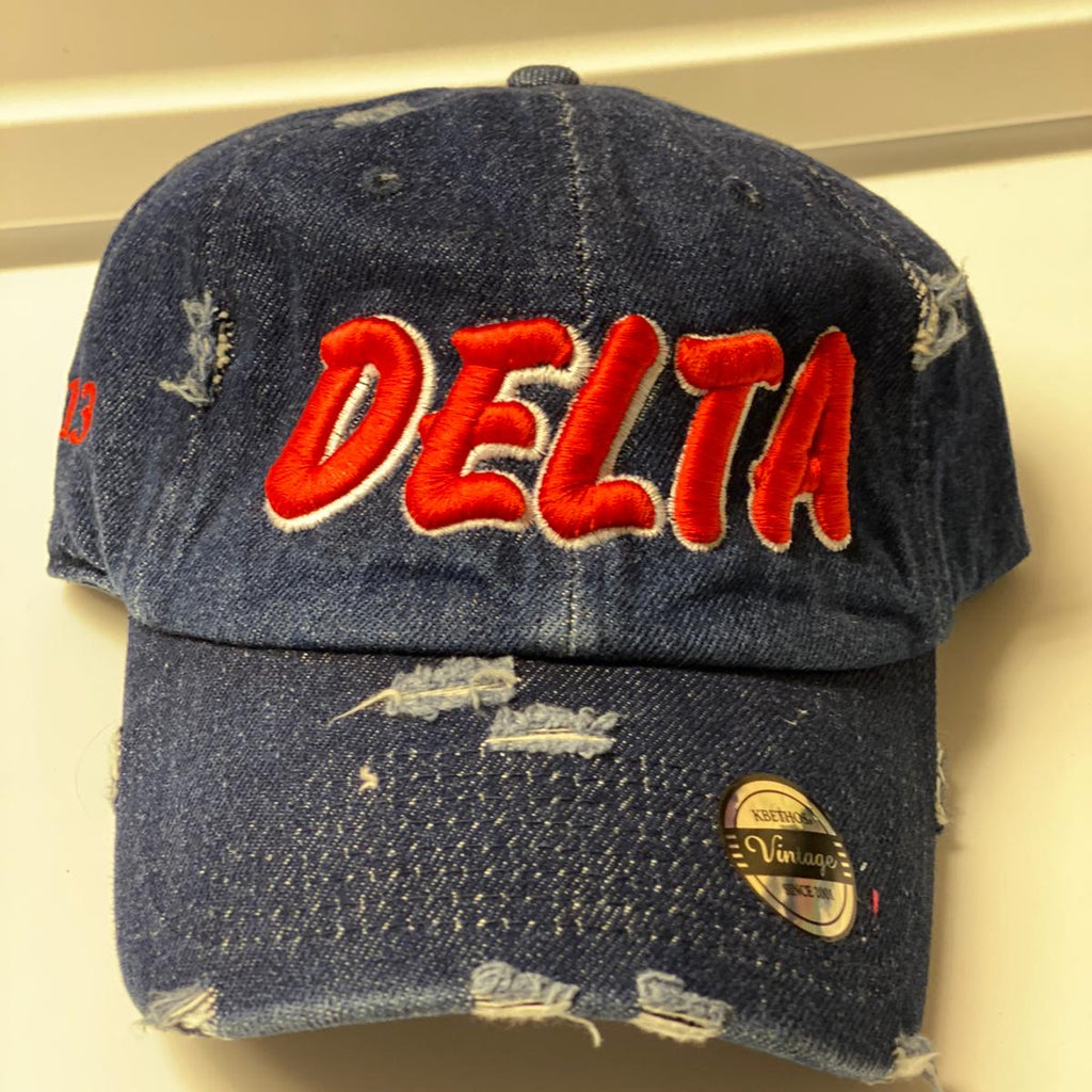 Delta Sigma Theta Delta Dark Denim Hat – The King McNeal Collection