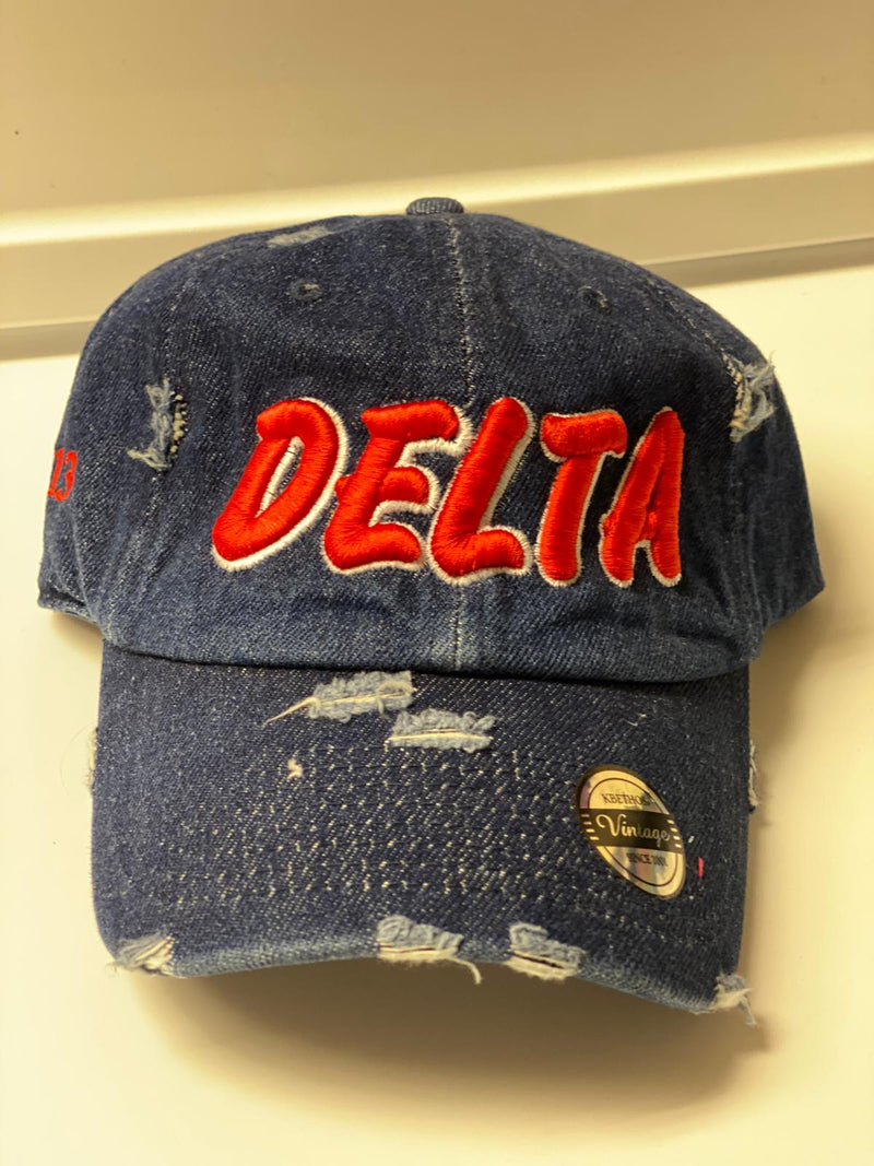 Delta Sigma Theta Delta Dark Denim Hat – The King McNeal Collection