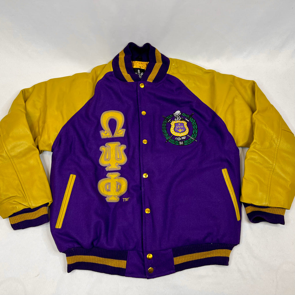 Omega Wool Letterman Jacket – The King McNeal Collection