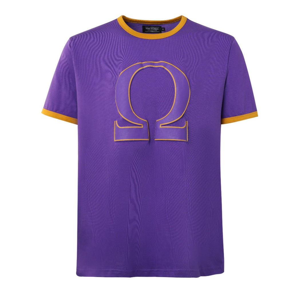 Omega Premium Purple Ω Ringer Shirt – The King McNeal Collection